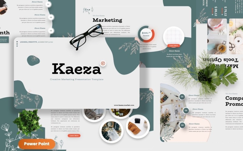 Kaeza – Powerpoint-Vorlage für kreatives Marketing