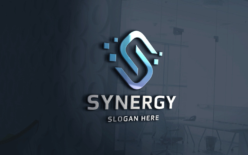 Pro Synergy Harf S Logo Sıcaklığı #390890 - TemplateMonster