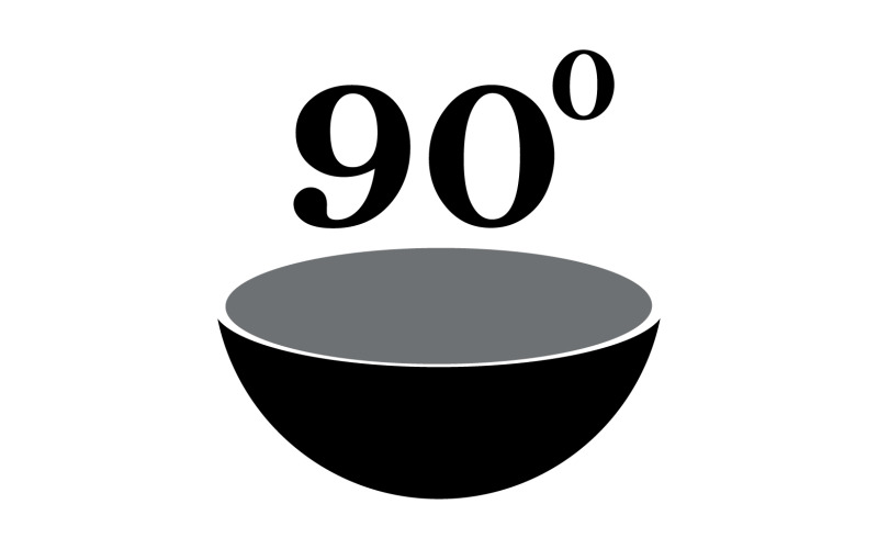 90 derece açı döndürme simgesi sembol logosu v44