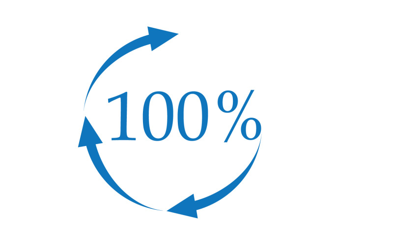 100 Prozent Symbol Symbol Logo Version v30 - TemplateMonster