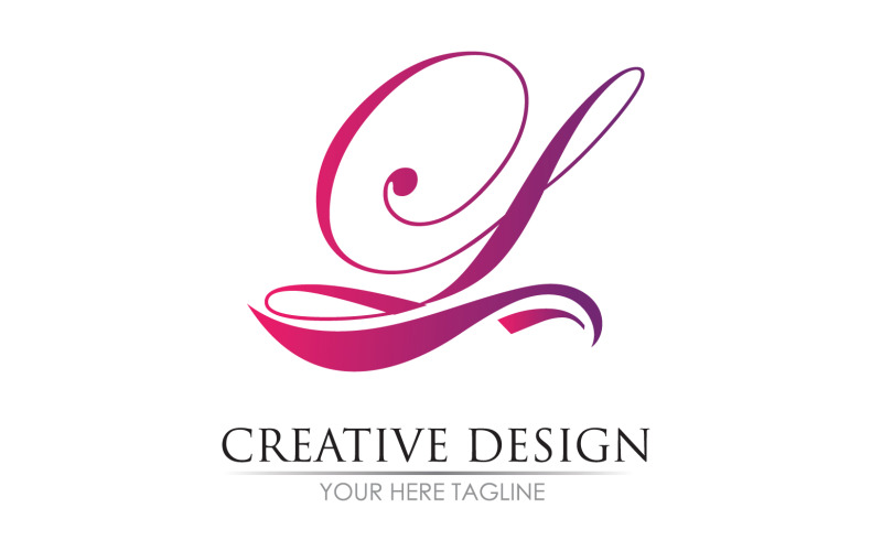 Letter L initial name logo vector v52 - TemplateMonster