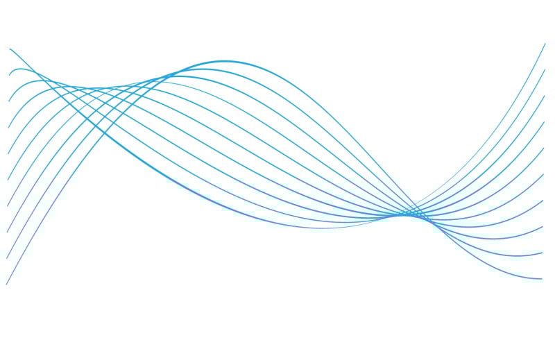 Sound wave equalizer Template logo v8 - TemplateMonster