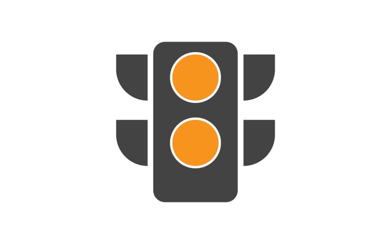 Trafic light icon logo vector template v17 - TemplateMonster