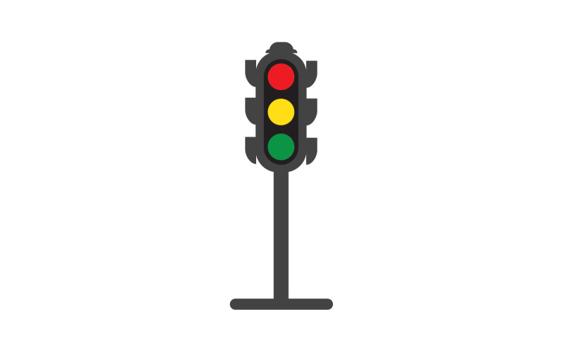 Trafic light icon logo vector template v6 - TemplateMonster