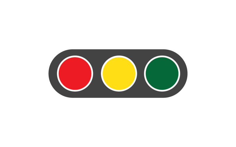 Trafic light icon logo vector template v11 - TemplateMonster