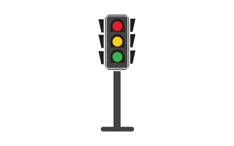 Trafic light icon logo vector template v16 - TemplateMonster
