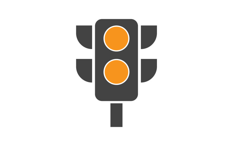 Trafic light icon logo vector template v19 - TemplateMonster