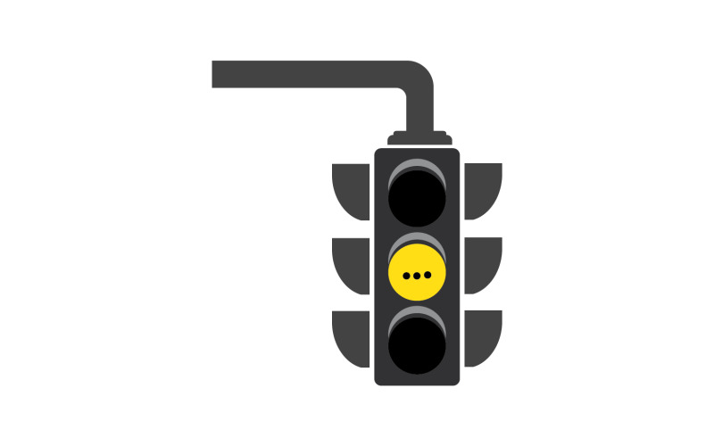 Trafic light icon logo vector template v35 - TemplateMonster