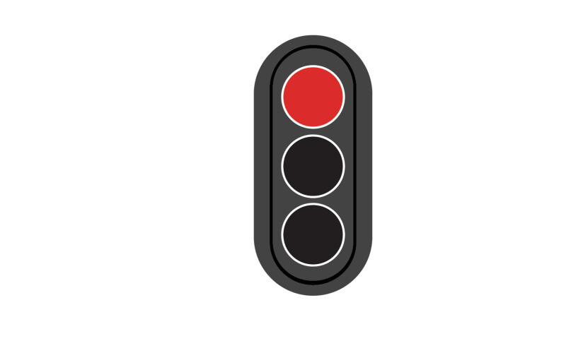Trafic light icon logo vector template v42 - TemplateMonster