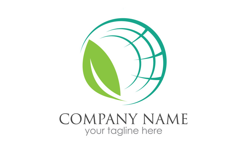 World leaf go green logo vector v28 #392545 - TemplateMonster