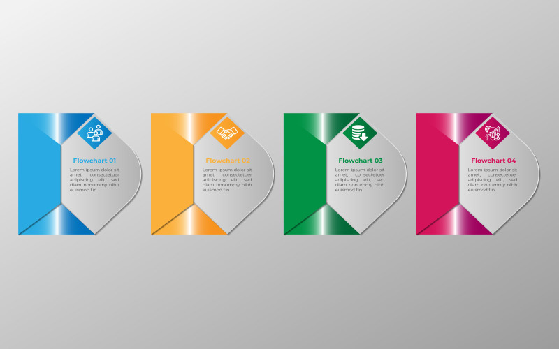 Modern sunum vektör infografik tasarımı. - TemplateMonster