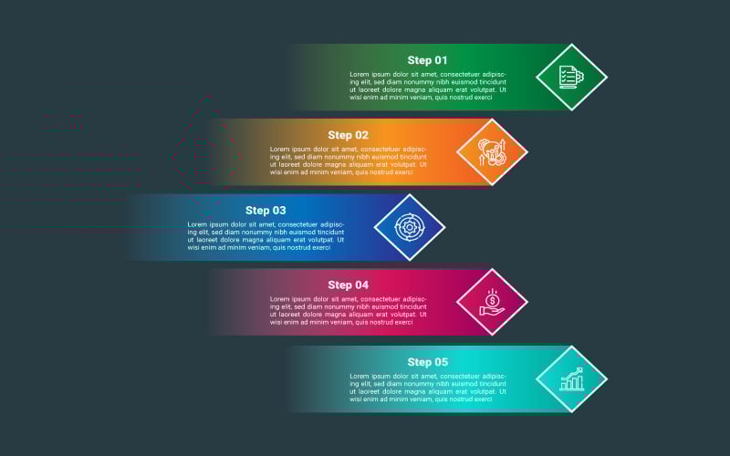 Vector eps creative statistic infographic design with icon.