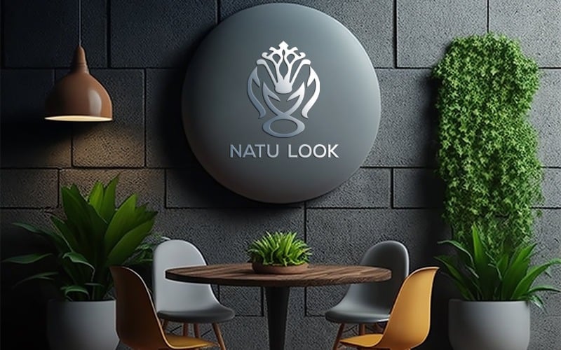 3d Badge mockup_buttom mockup_Badge mockup brick wall_buttom mockup on ...
