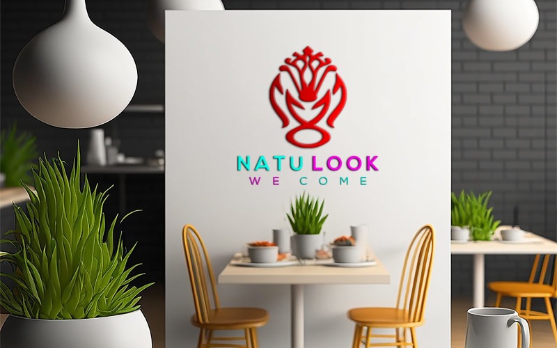 Restaurant tent mockup_restaurant canvas mockup_restaurant logo mockup ...