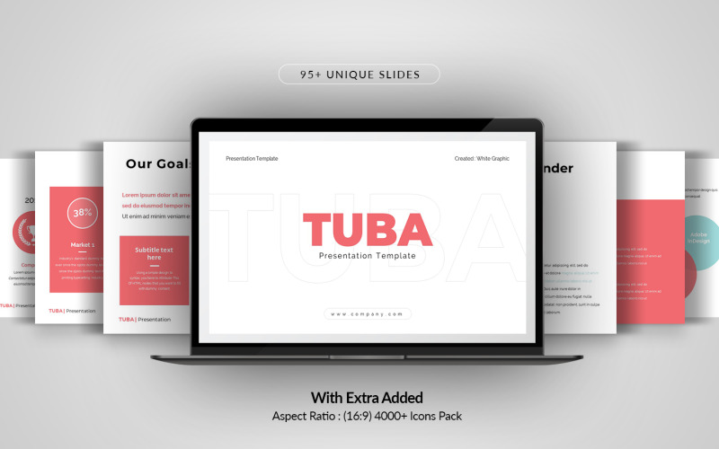 Tuba PowerPoint Template - Presentation - TemplateMonster