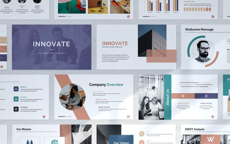 Innovate Google Slides Template #396404 - TemplateMonster