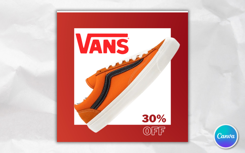 Shoe Sale Social Media Template 48 - Editable in Canva