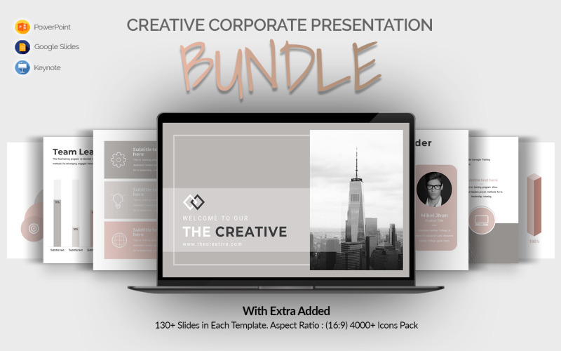 The Creative Corporate Presentation Bundle - TemplateMonster
