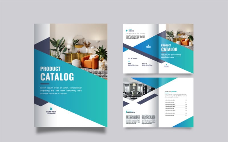 Diseño de catálogo de productos o plantilla de catálogo de productos ...