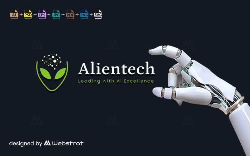 Alientech - AI Logo Template #397824 - TemplateMonster