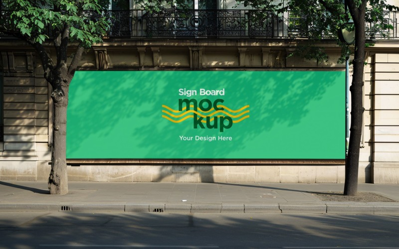 Roadside Sign Board For Advertisement 06 - TemplateMonster