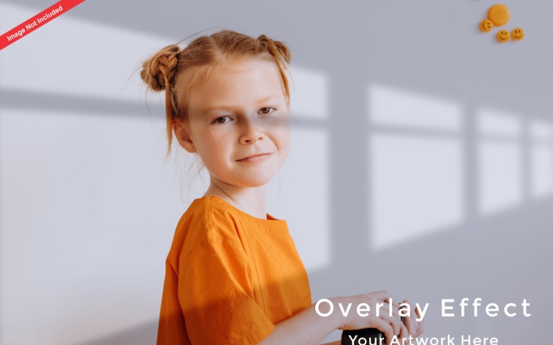 Windows Sunlight Shadow Overlay Effect Mockup 90