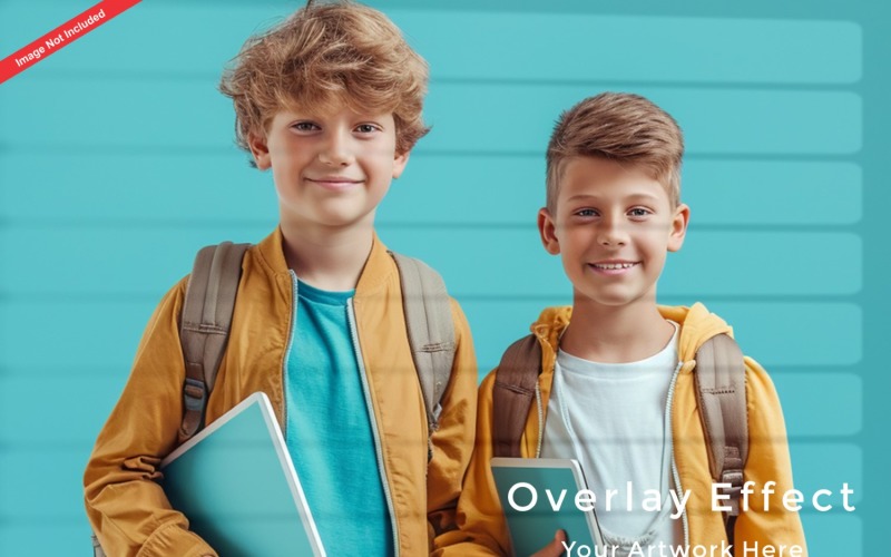 Maquete de efeito de sobreposição de sombra de luz solar do Windows 288