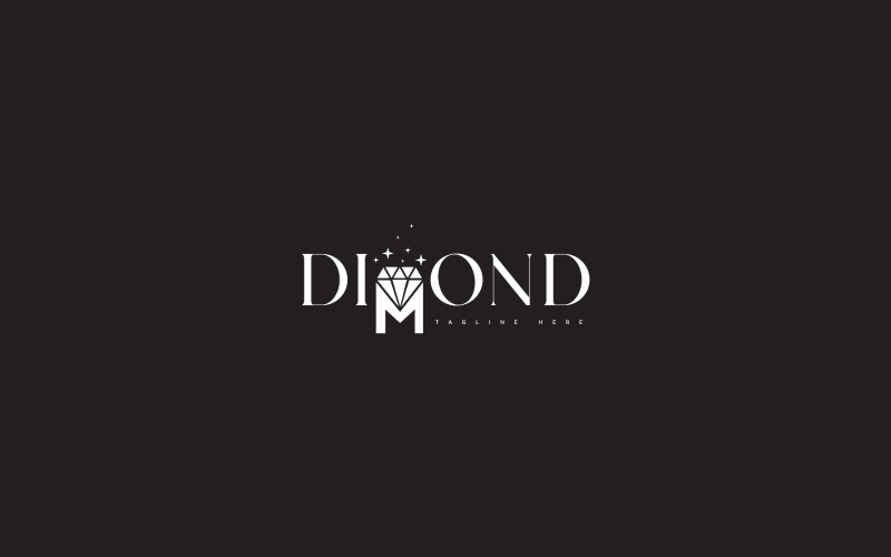 Creative Dimond Logo Design Template - TemplateMonster