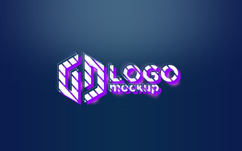 Şerit Logo Mockup Şablonu 01 #401378 - TemplateMonster