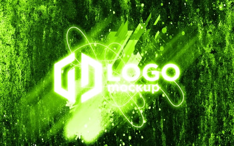 Gleam Logo Mockup Template #401490 - TemplateMonster