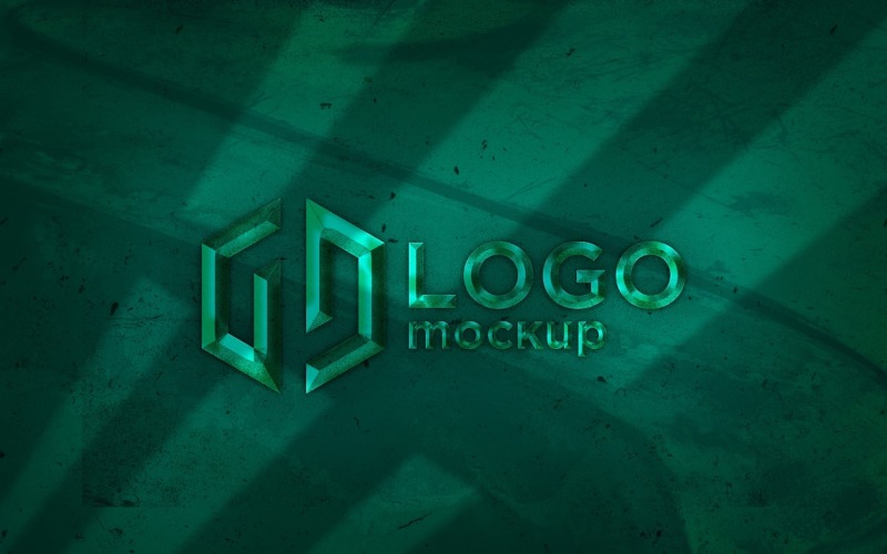 Rustic Steel Logo Mockup Template #401430 - TemplateMonster