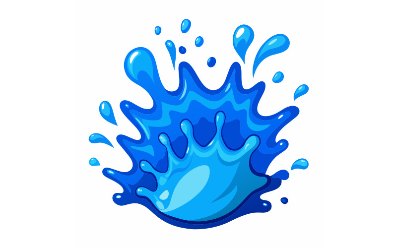 Splash Design Illustrator Vector #2 #402620 - TemplateMonster