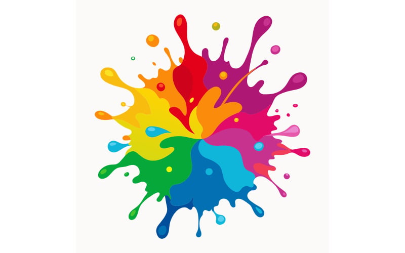 Splash Design Illustrator Vektör #29 - TemplateMonster