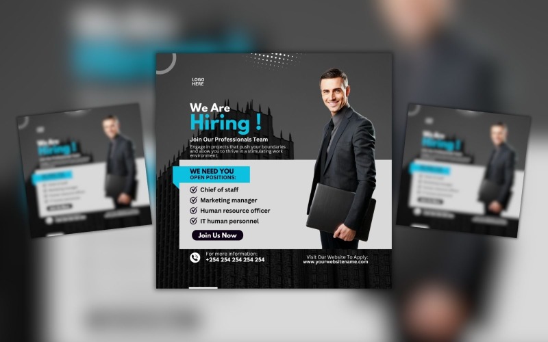 Talent Selection Canva Hiring Design Template