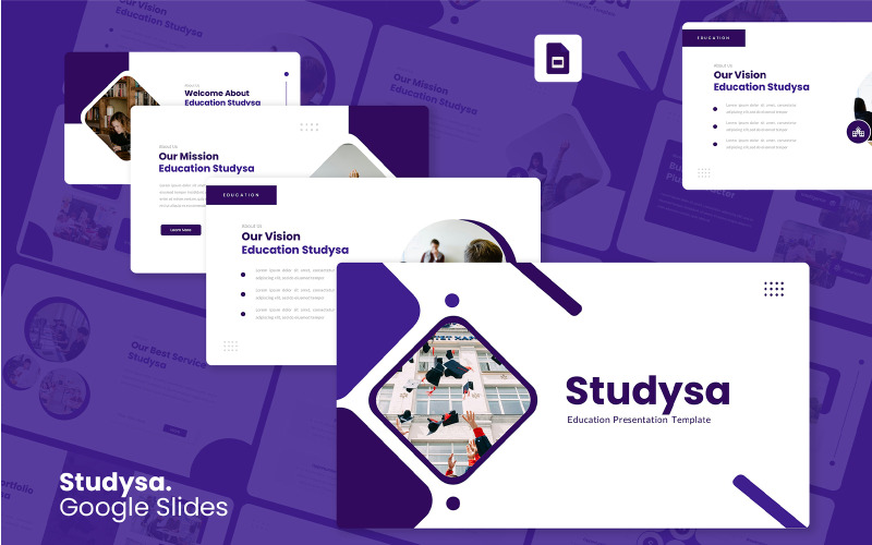 Studysa - Education Google Slides Template - TemplateMonster