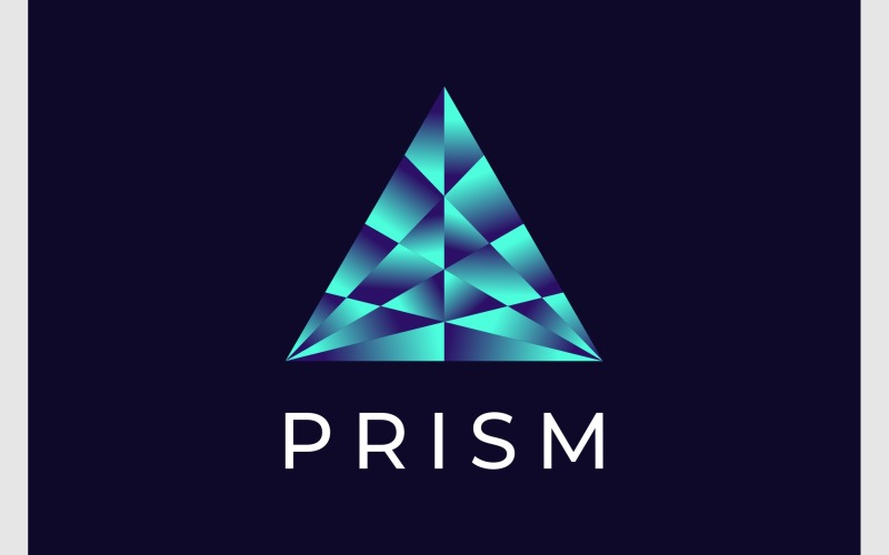Prism Triangle Colorful Logo #405497 - TemplateMonster