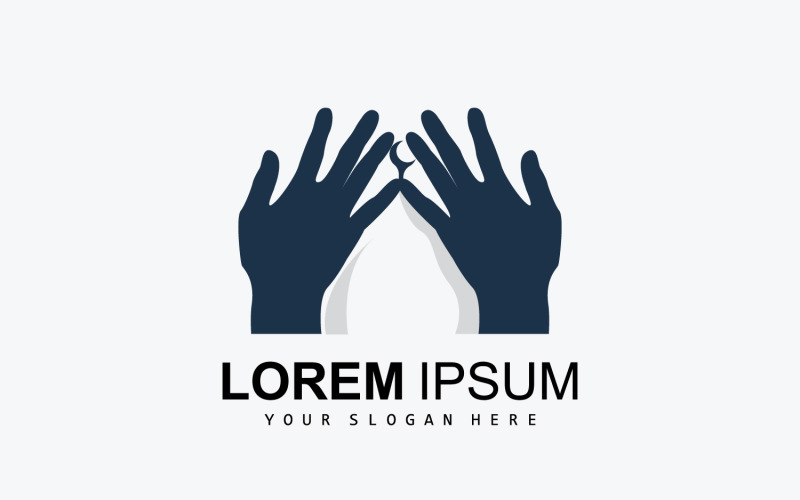 Hand Logo Teamwork Team Company DesignV21 - TemplateMonster