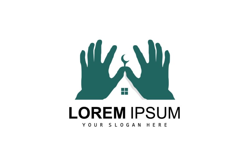 Mano Logo Trabajo En Equipo Equipo Empresa DiseñoV20