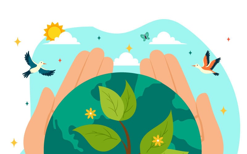 9 World Nature Conservation Day Illustration