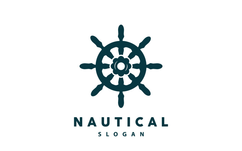 Logo du navire vecteur maritime nautique SimpleV3