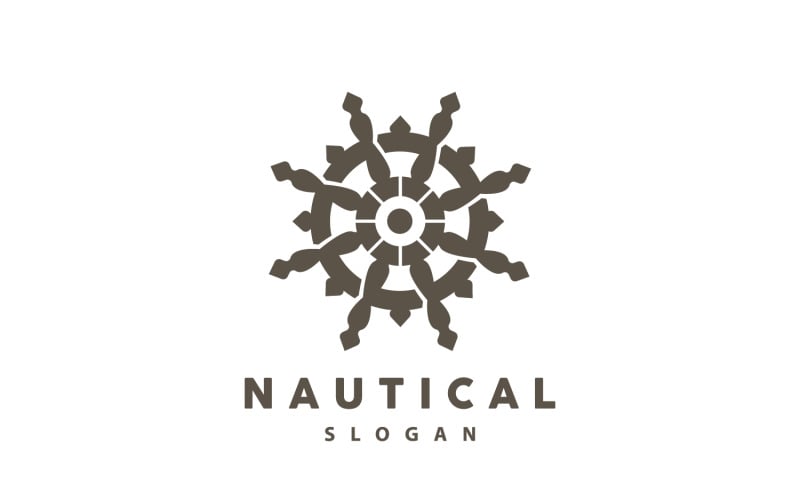 Ship Logo Nautical Maritime Vector SimpleV6 - TemplateMonster