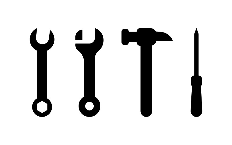 Tool Vector logo icon design illustration V2