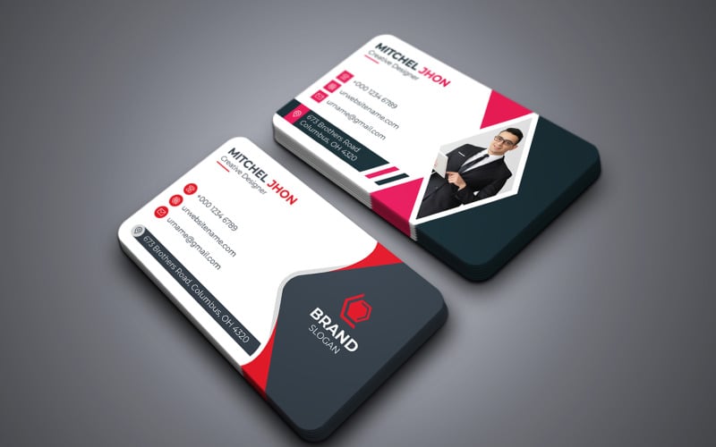 Business Card Bundle Series 07 #410290 - TemplateMonster