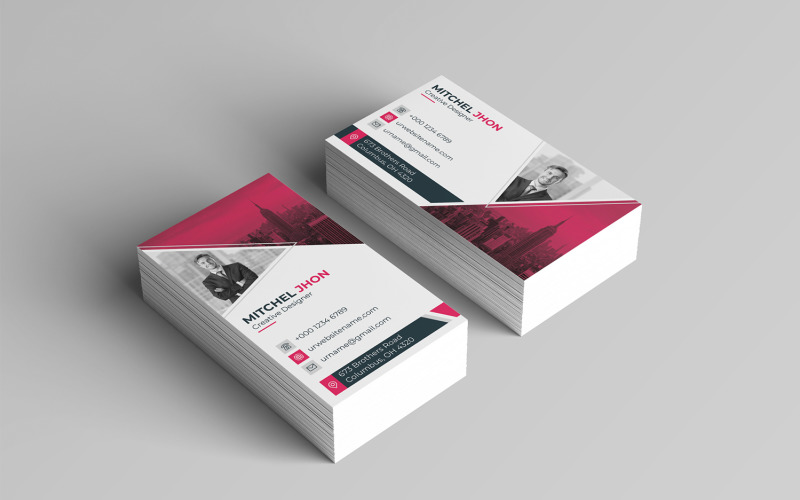 Business Card Bundle Series 09 #410292 - TemplateMonster