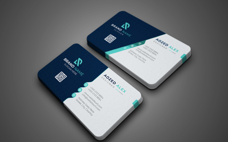 Business Card Bundle Series 20 #410303 - TemplateMonster