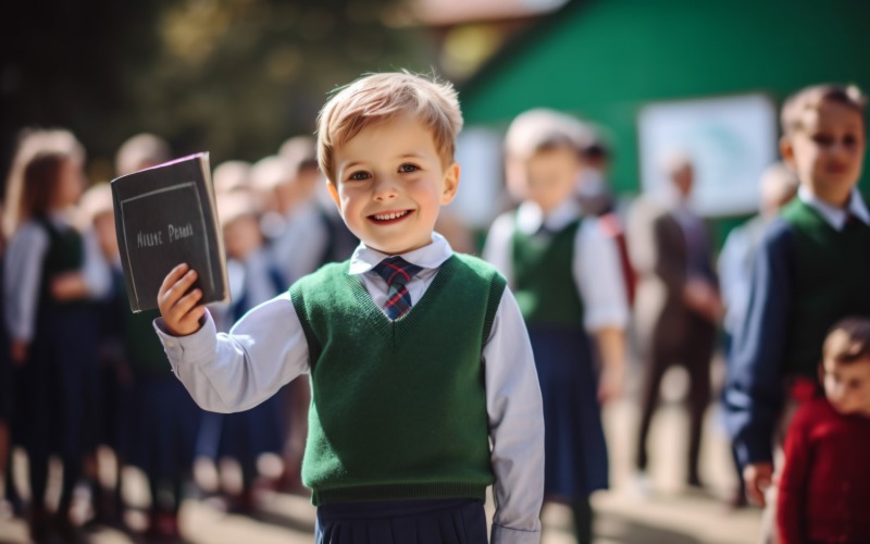 Back to School Joy Student Embrace Learning Journey 14