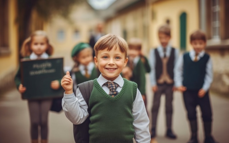 Back to School Joy Student Embrace Learning Journey 17