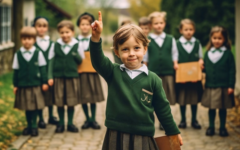 Back to School Joy Student Embrace Learning Journey 18