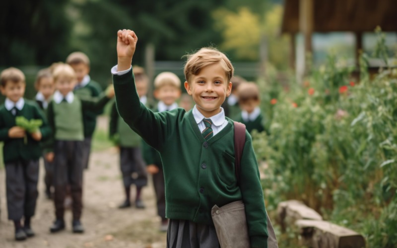 Back to School Joy Student Embrace Learning Journey 20