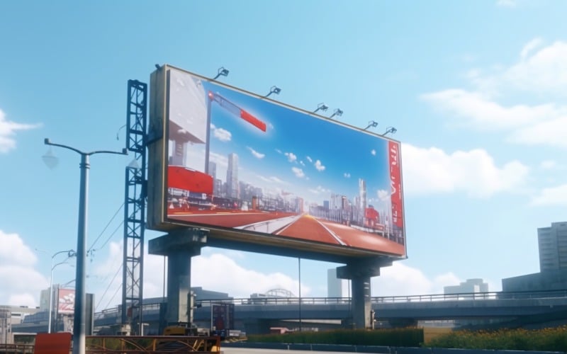 Roadside Billboard Advertisement Mockup 96 - TemplateMonster